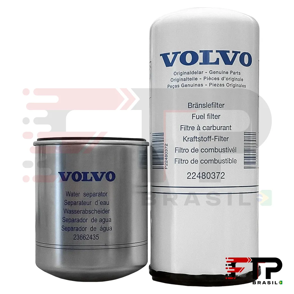 Kit Filtro Diesel/Racor Original Volvo FH D13 (23662435) - FTP Brasil
